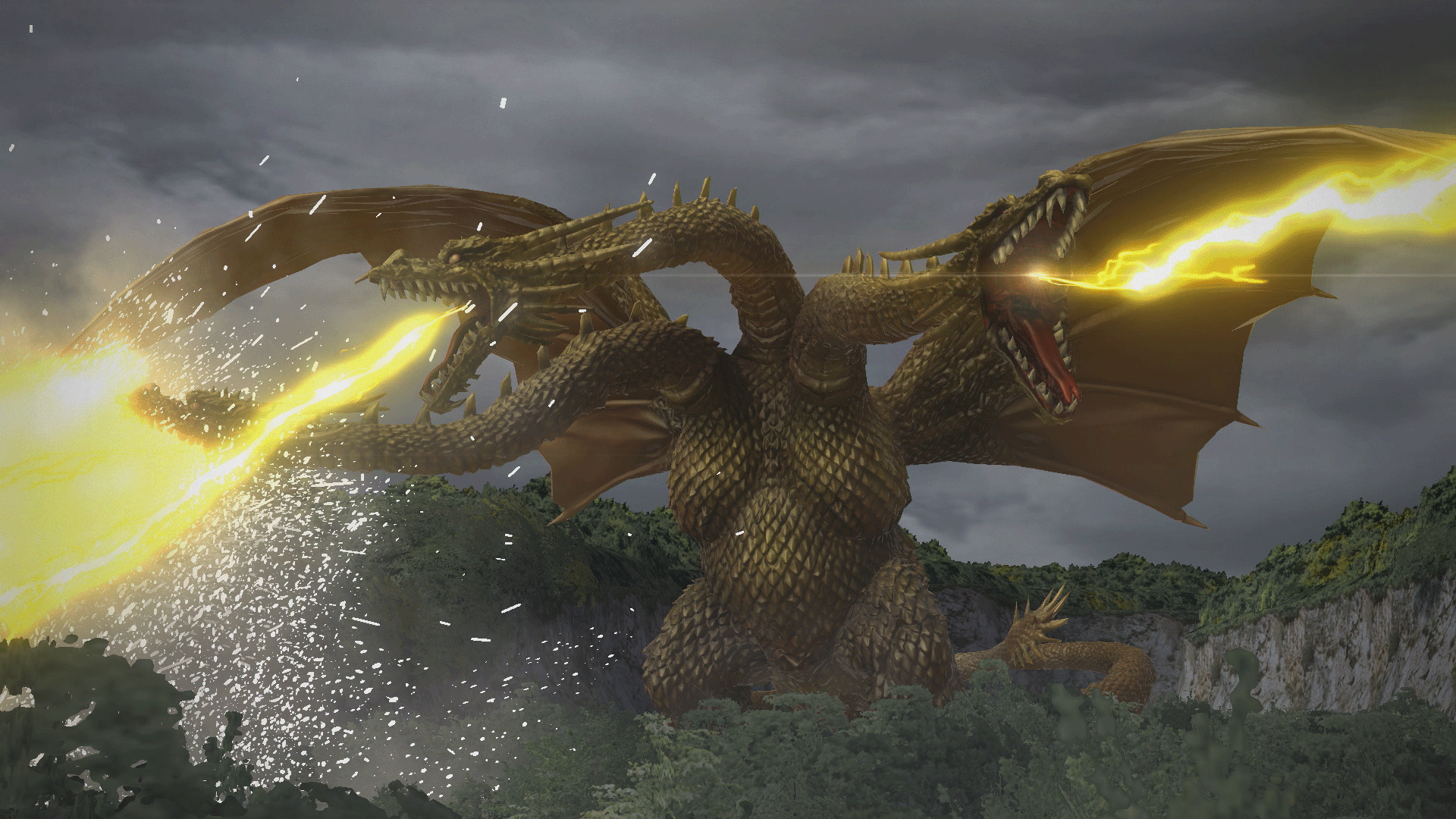 Three Headed Dragon Godzilla