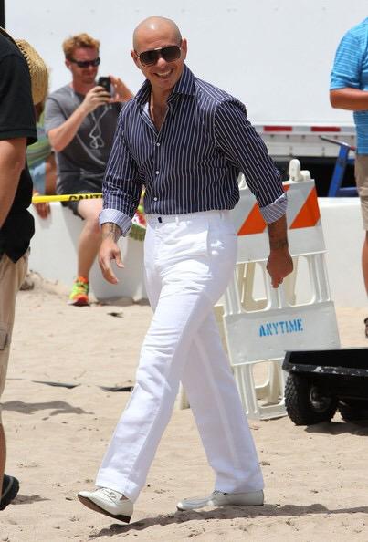 Pitbull Rapper Beach