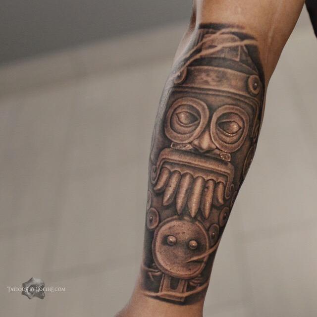 Goethe Silva Tattoos Goethe Silva On X: "God Of Rain (Tlaloc) Done