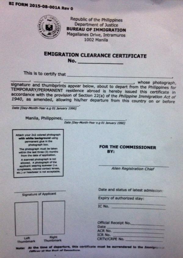 BI: ECC form downloadable online so Chris Brown can fill it up even in ...
