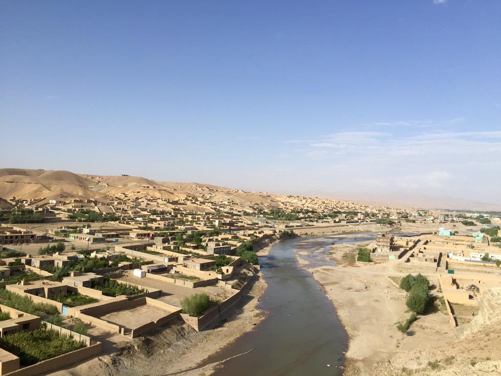 All of #chaghcharan, capital of #ghor province, and #harirod river ...