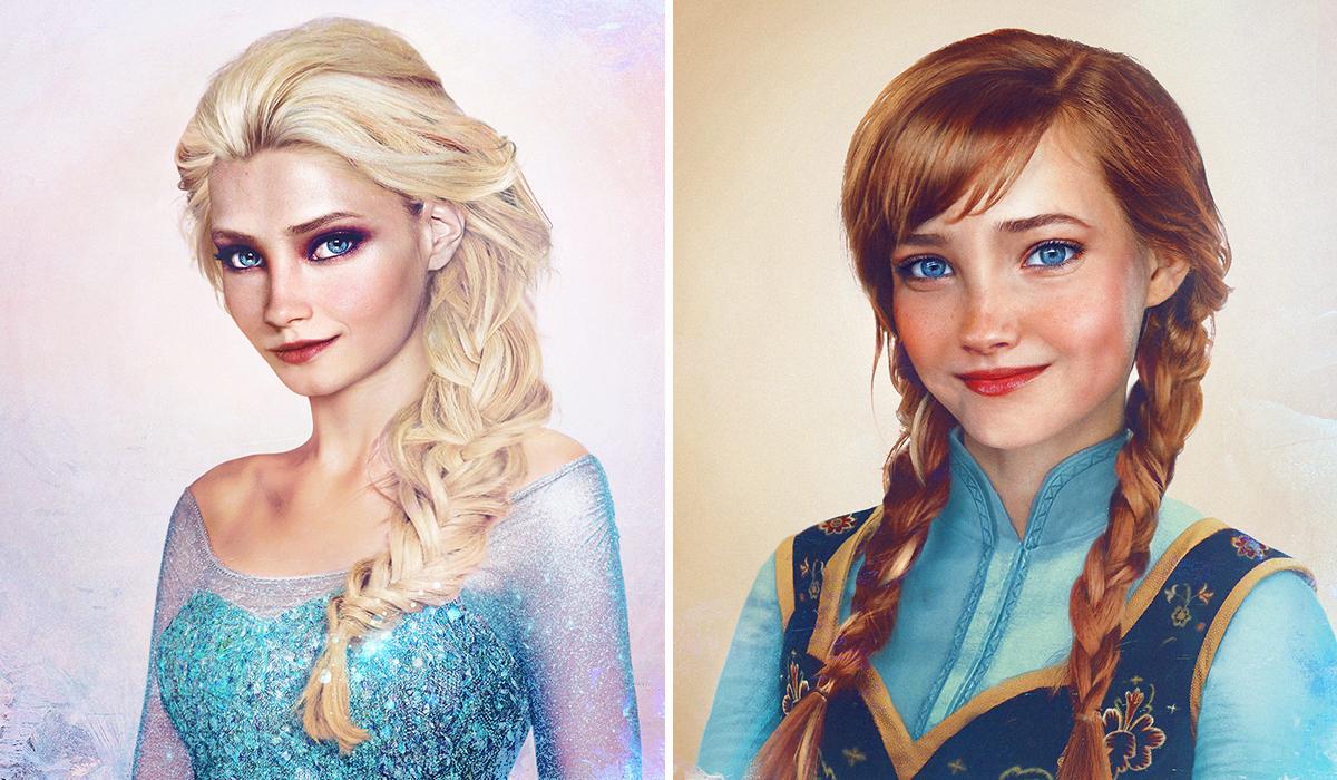 Do you think this is what Elsa and Anna from Frozen would look like in ...