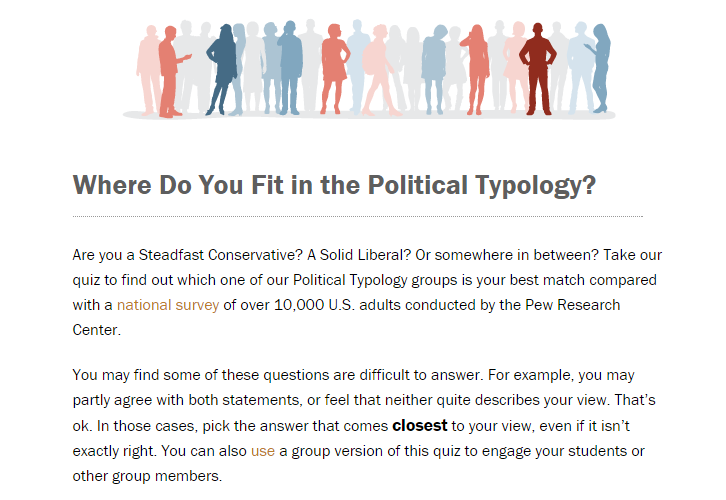 Conservative And Liberal Quiz