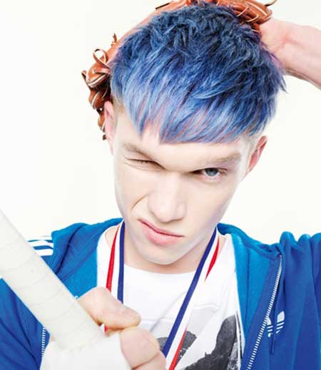 Crazy Hair Color Men