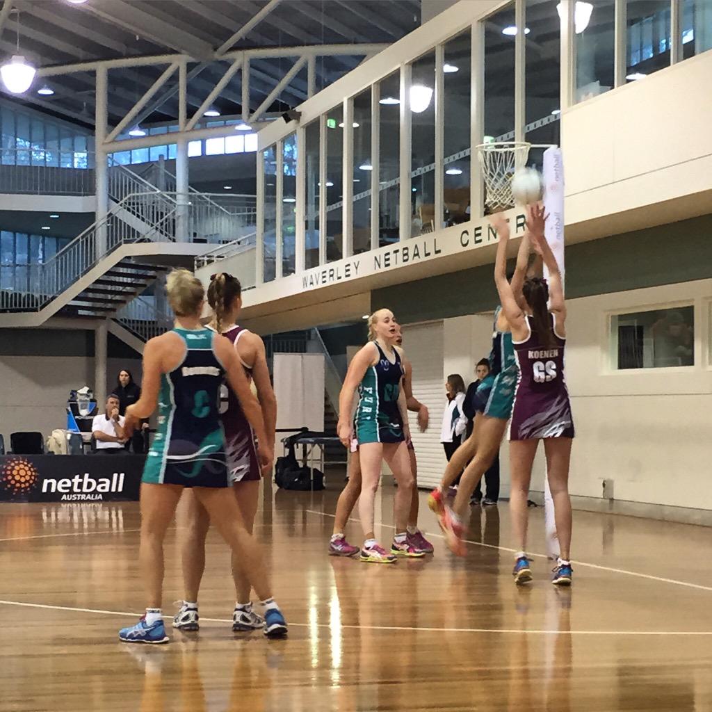 The ANL semi-finals are underway at Waverley Netball Centre with ...