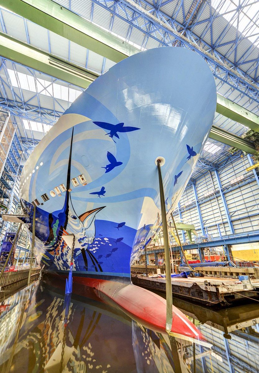 Norwegian Escape Floated Out; With Full Hull Art | CruiseInd