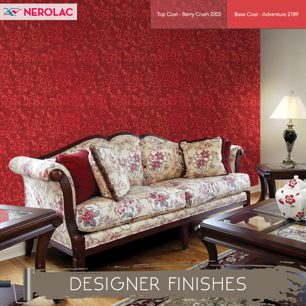 Nerolac Texture Paint Designs Living Room