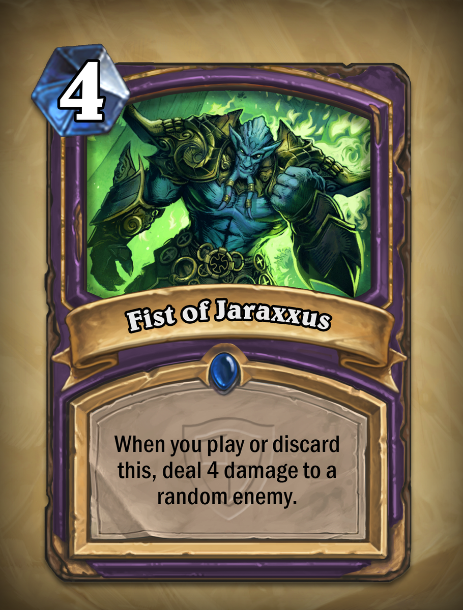 Well that explain the skin color of Jaraxxus in the Fist of Jaraxxus ...