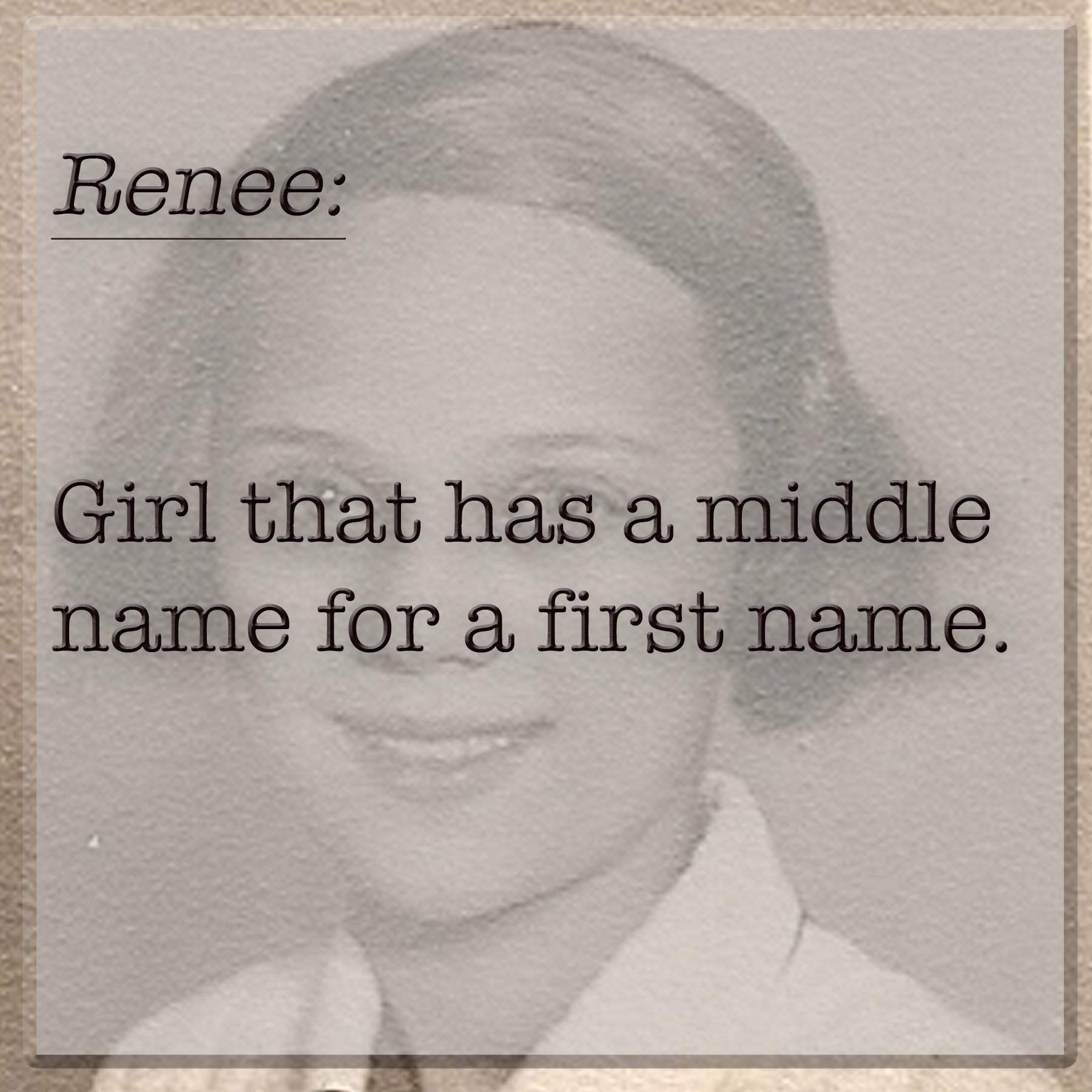 The Meaning Of Name Renee