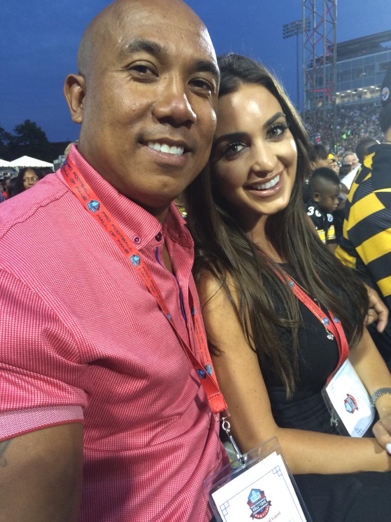 40 year old Hines Ward with 24 year old wife Lindsey Georgalas | NikeTalk