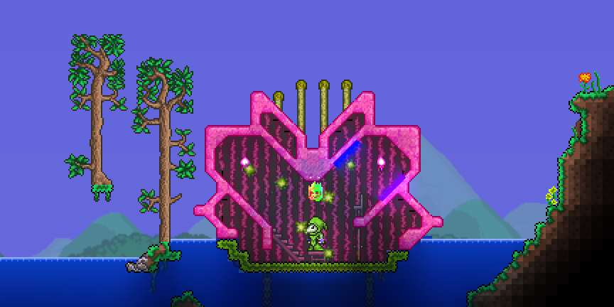 One of the features of our new world was a pretty lake, so I decided to ...