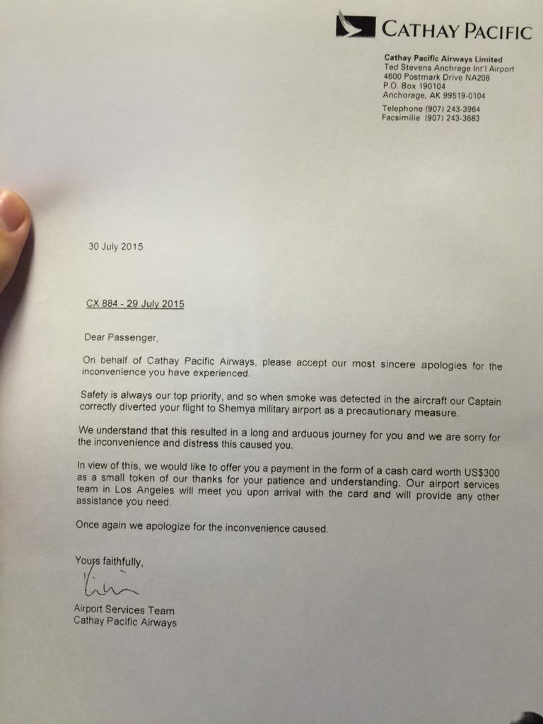 Onboard footage of flight CX 884 that diverted to Eareckson AFB : r ...