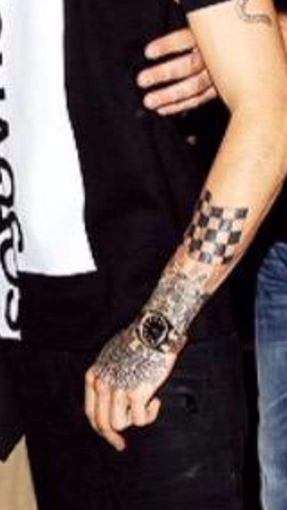 Zayn Checker Tattoos