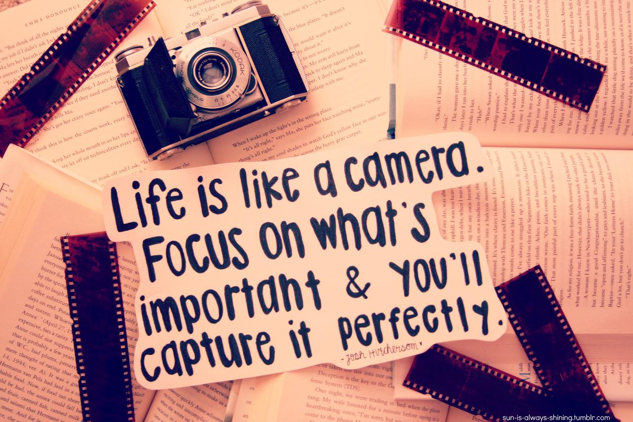 Life Is Like A Camera Quotes
