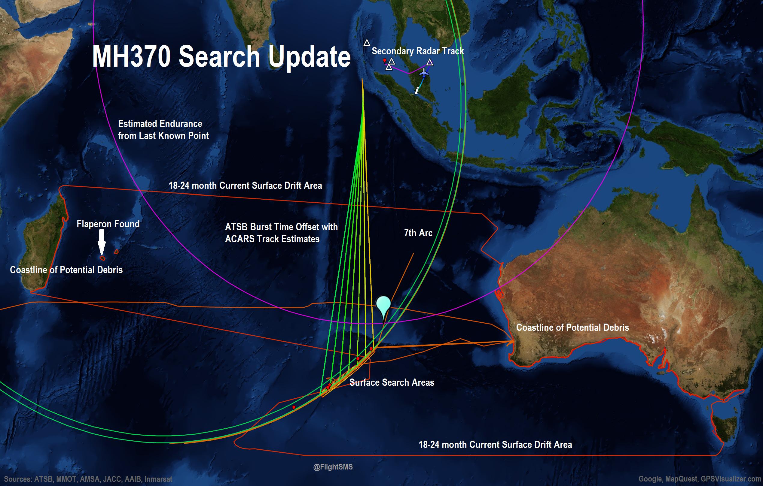 Mh370 Map Inmarsat