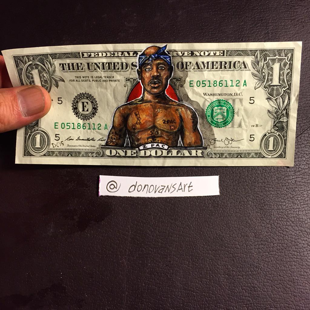 Tupac With Money