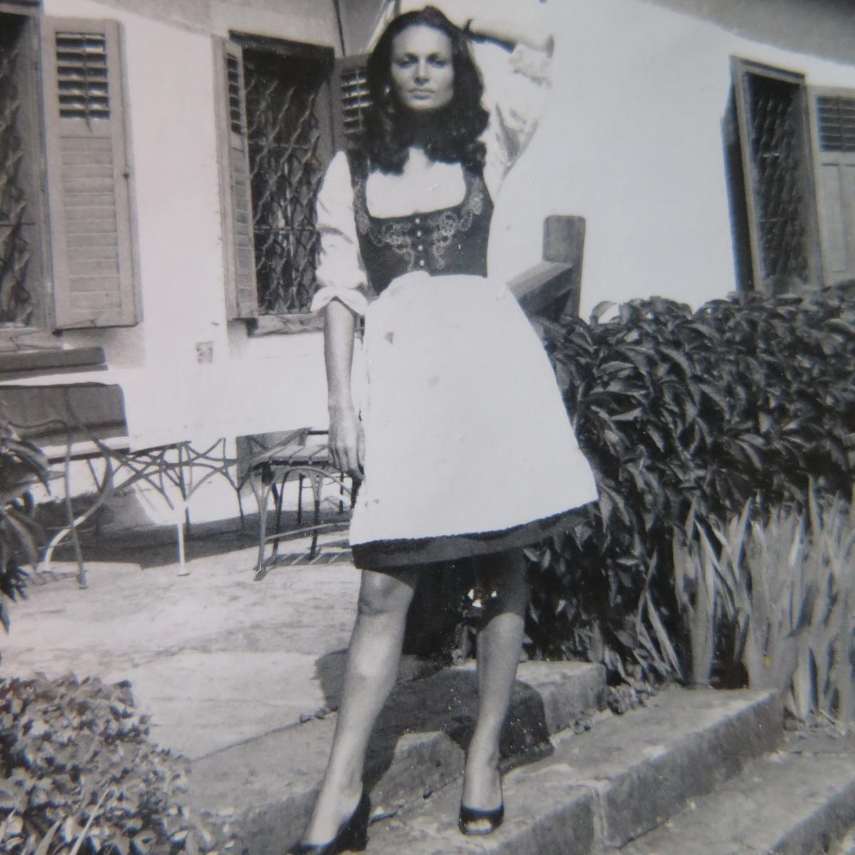 The young Austrian Princess von Furstenberg at Hubertushof in 1972. See ...