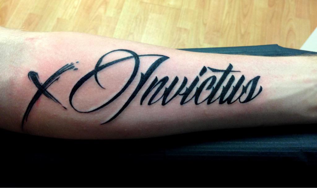 Invictus Tattoo Examples