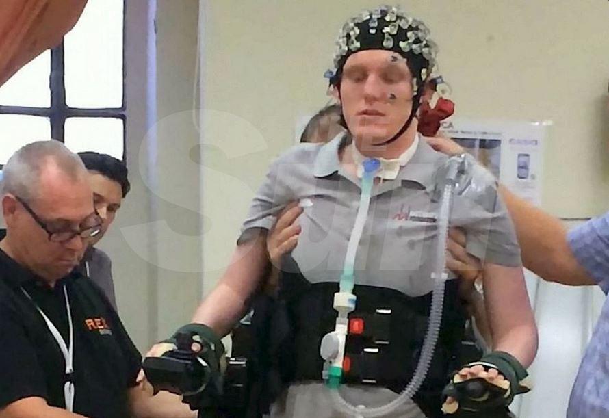 Meet the real-life Iron Man! Mind-control exoskeleton lets crash lad ...