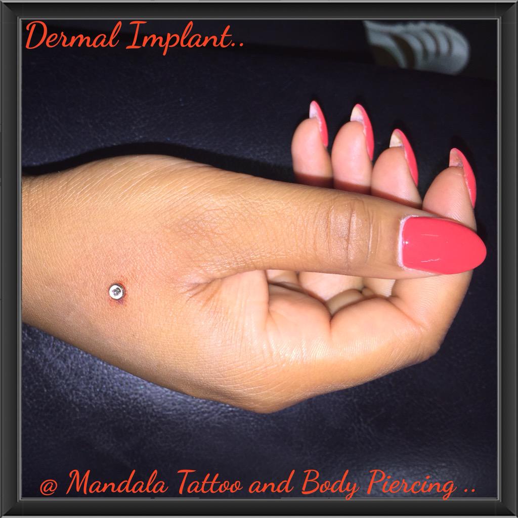 Dermal Piercing Hand