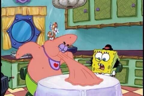 Patrick Star Vacuum Cookies