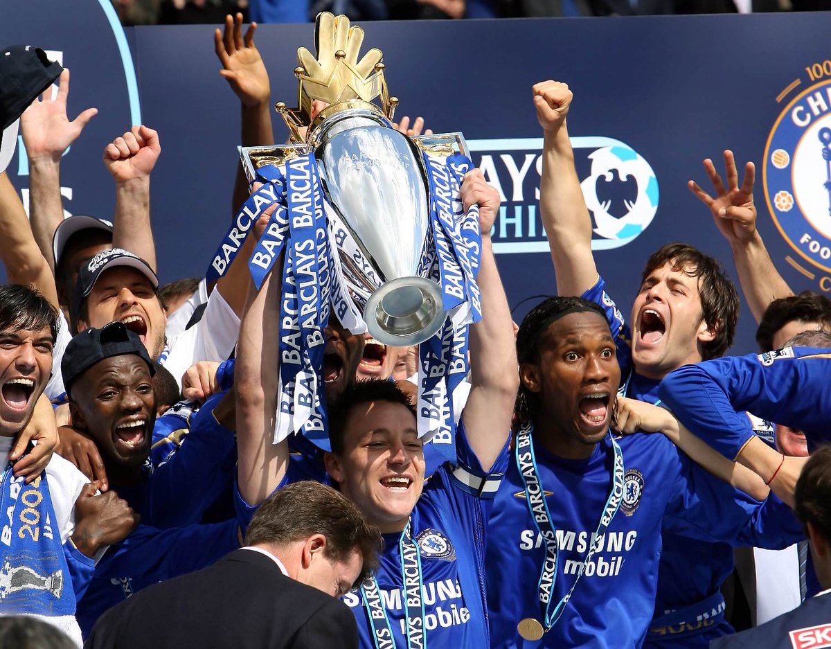 05-06: Chelsea win Community Shield & Premier League. 09-10: Chelsea ...
