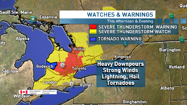 Severe T-Storm Warning City : Severe Storm Warning includes City ...