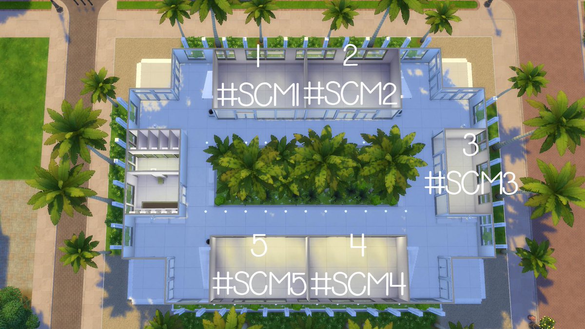 Sims 4 | House Build: Super Collaboration Mall - EVERYONE CAN COLLAB ...