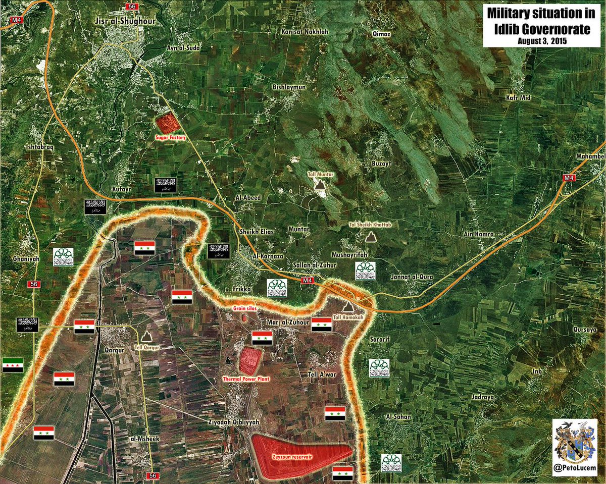 Peto Lucem: "NEW MAP: Military situation in Idlib Governorate" : r ...