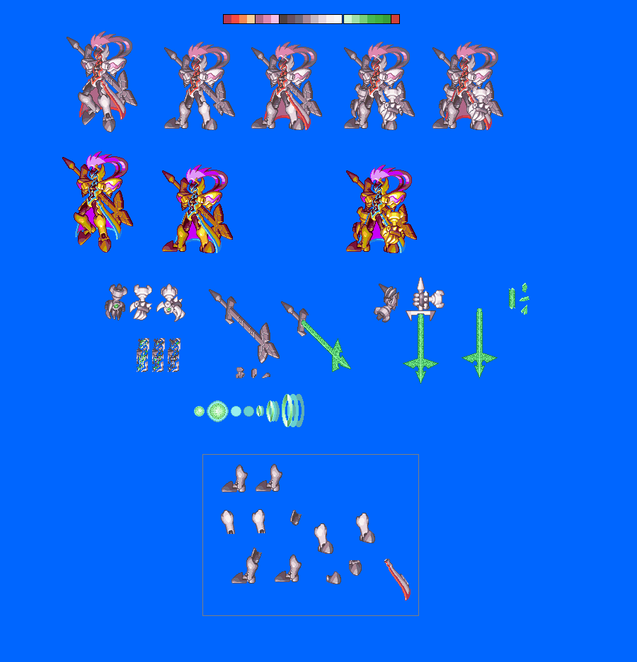 Megaman Zero Omega Sprites