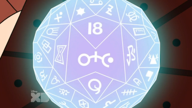 A symbol on the infinity sided die. : r/gravityfalls