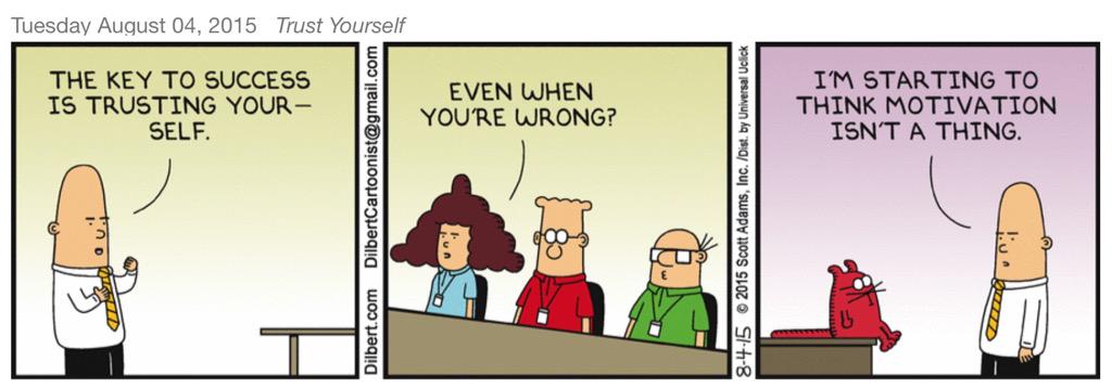 The key to success — The daily Dilbert Comic for August 04, 2015 ...