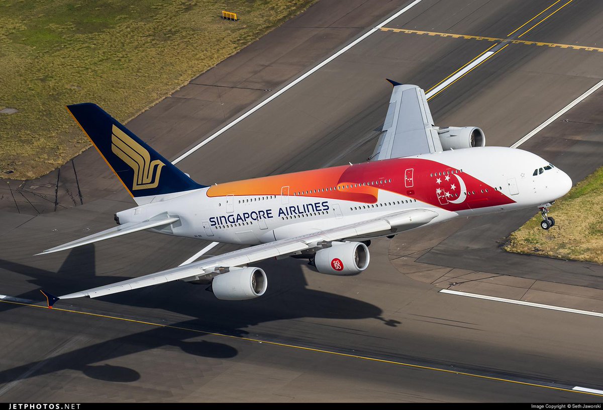 Singapore Airlines: Singapore Airlines A380 in the new SG50 special ...