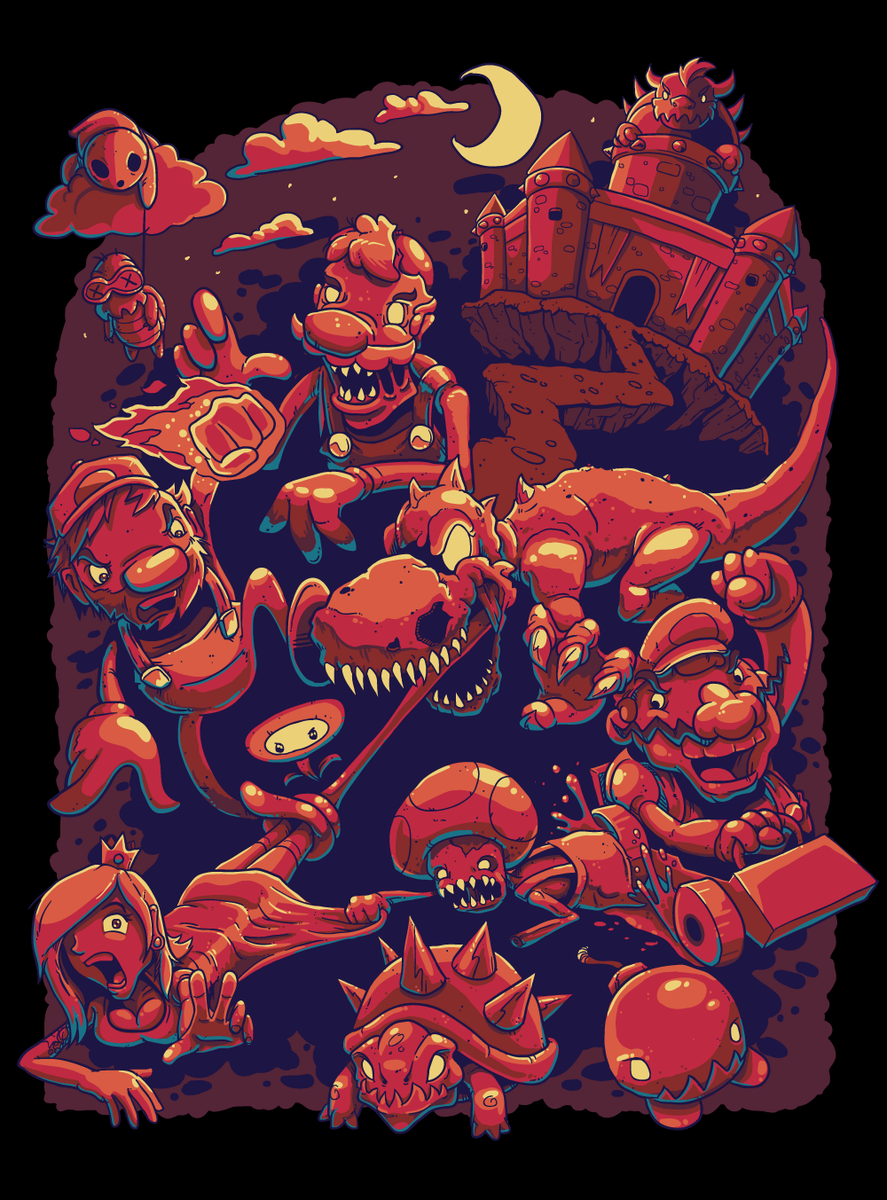 Zombie Mario Characters