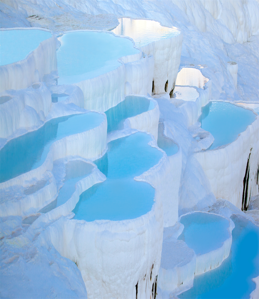 Natural Infinity Pool Turkey Pamukkale Thermal Pools Bathing In