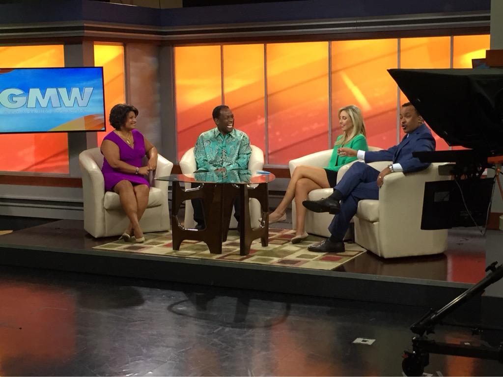 .DonnieSimpson is all laughs and smiles on ABC7GMW with thejuliewright ...