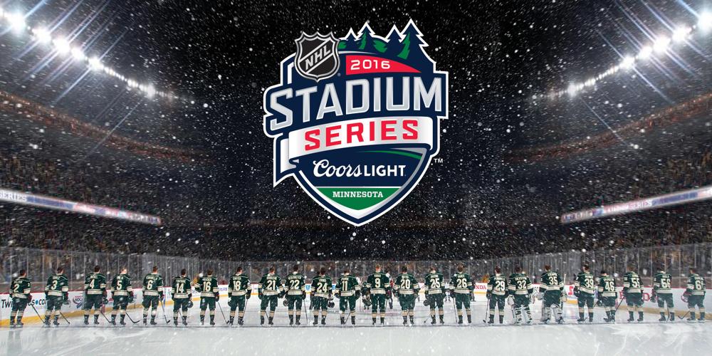 Wild vs Blackhawks Stadium Series Logo Revealed : r/hockey