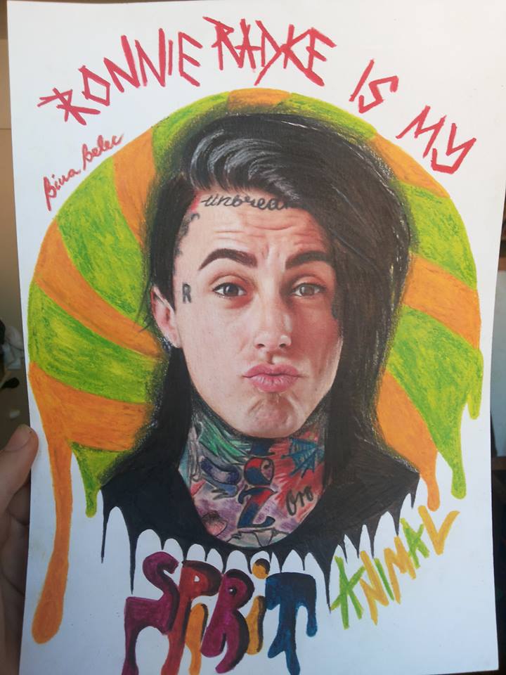 Ronnie Radke Drawing