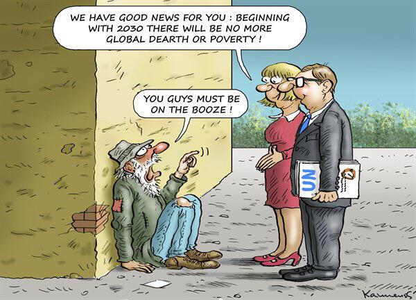 Sustainable Development Cartoon