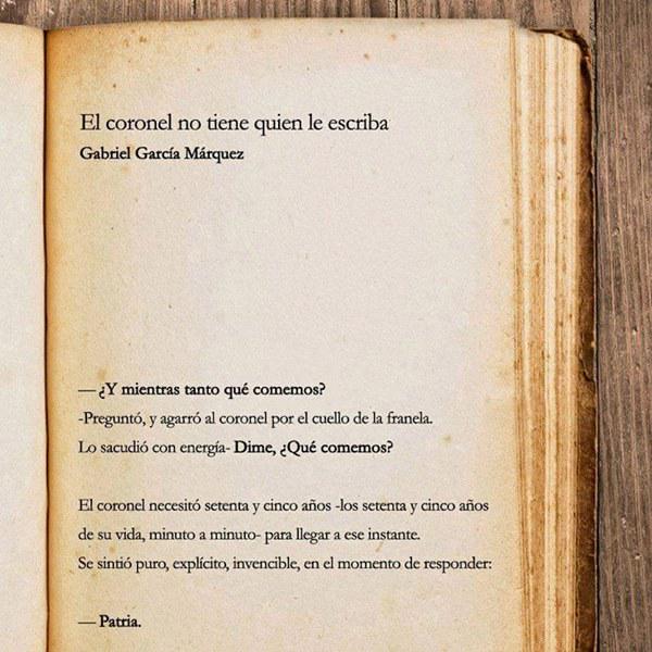 El Coronel No Tiene Quien Le Escriba Frases