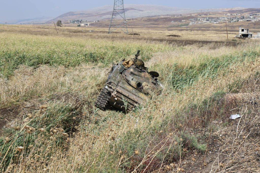 #Syria, Hama Western Rif, regime defense after the liberatioon of Tal ...