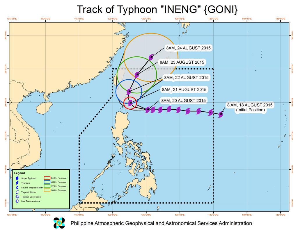 Here's the latest forecast track of Typhoon Ineng #InengPH | Scoopnest