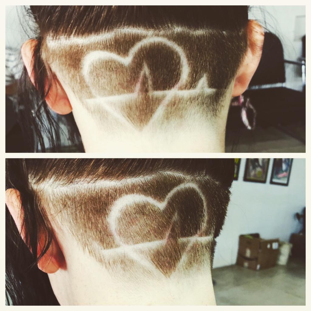 Undercut Heart Designs