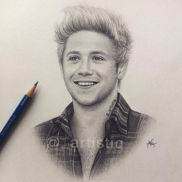 Niall Horan Drawing Anime