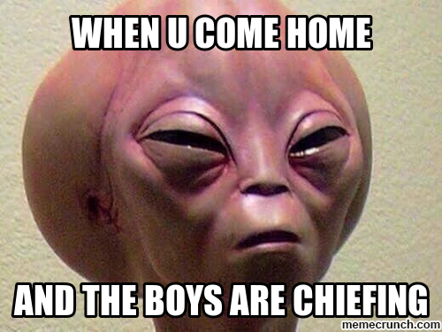 Funny Alien Weed Memes
