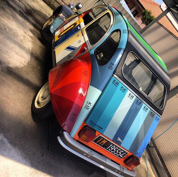 auto paint codes | Original Fiat 500 colors 1957 – 1977, divided into ...