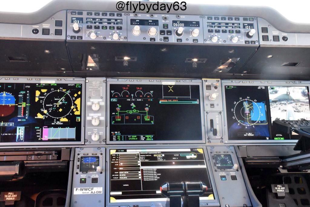 A350 Cockpit Displays