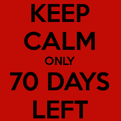 Keep Calm 11 Days Left
