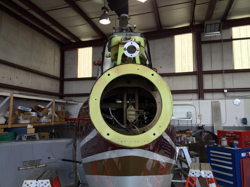 The WSB Radio SkyCopter undergoing regular inspections. Kinda neat to ...