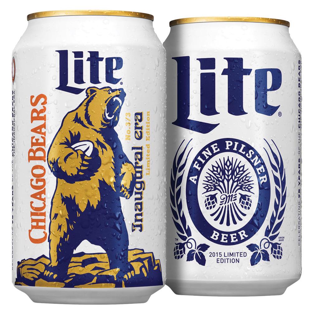 Miller Lite bringing retro Bears team cans to the Chicago market ...